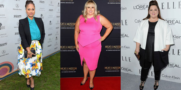 Hollywood Celebrity Styles With Sexy Plus Size Fashion Tops