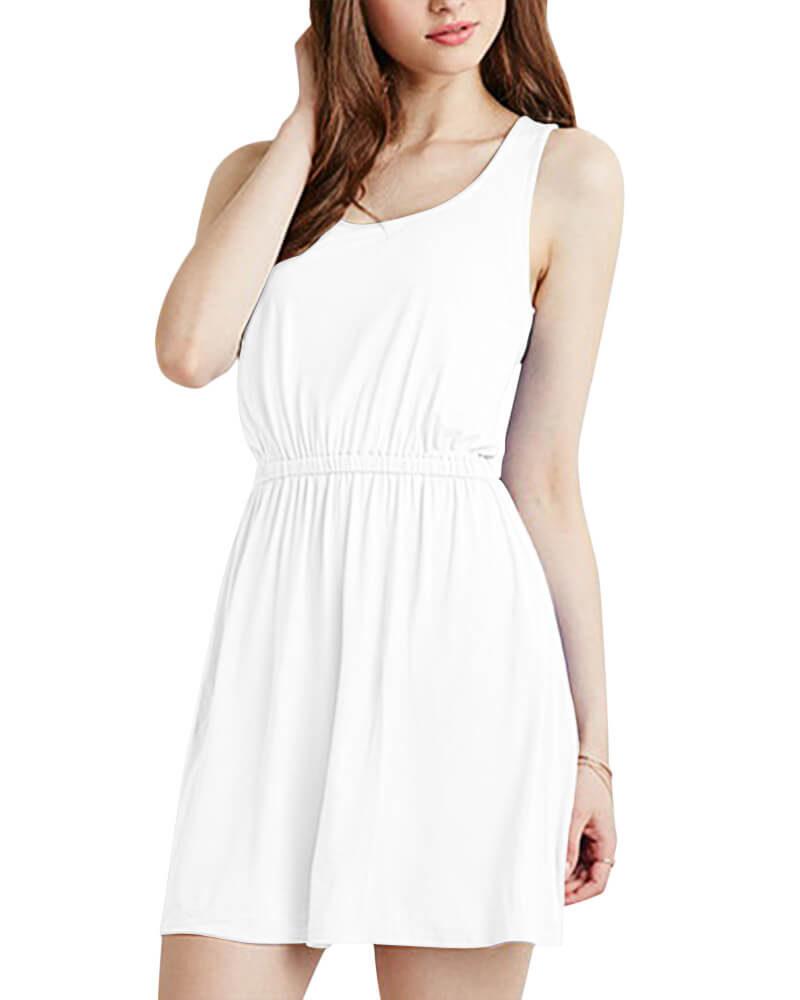 Sleek Racerback Dress