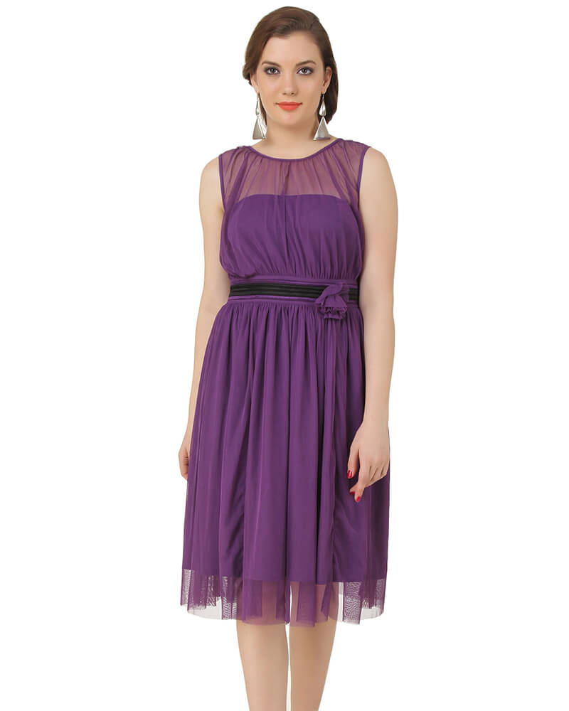 Purple Clove Cocktail Dress