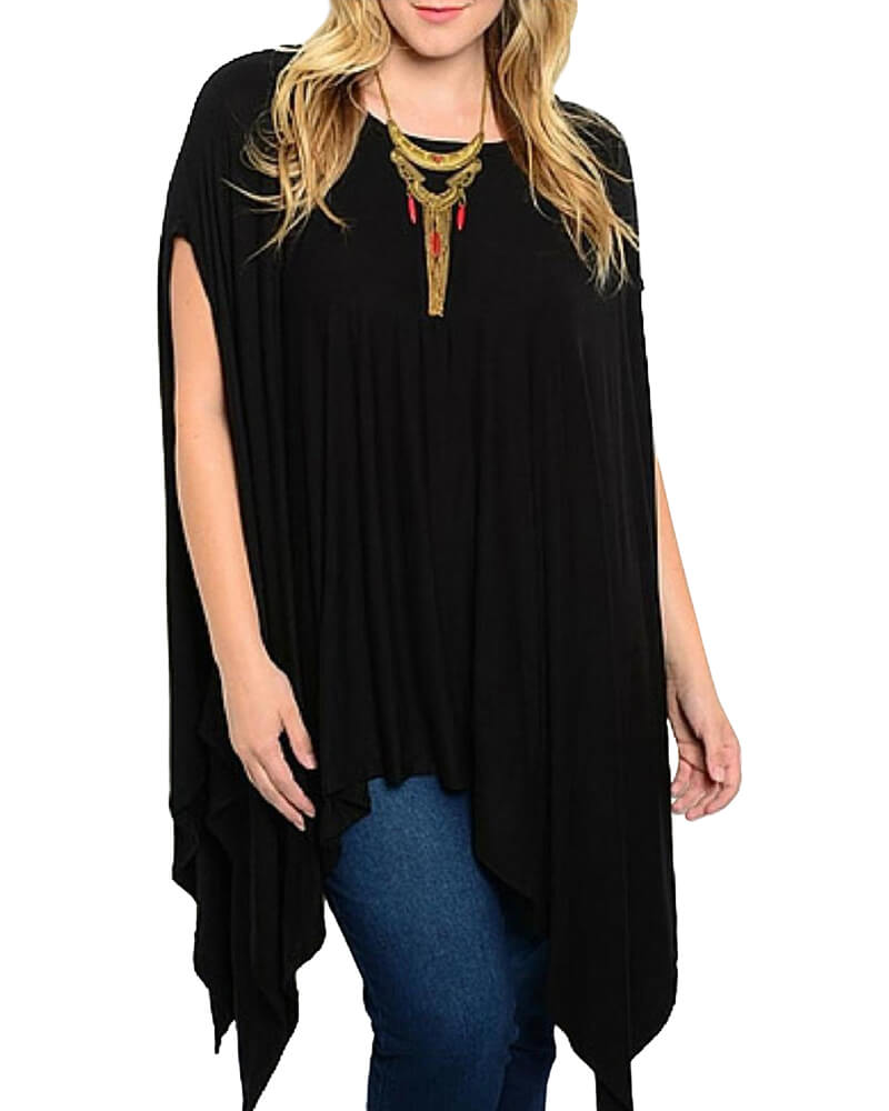 Poncho Cape Top
