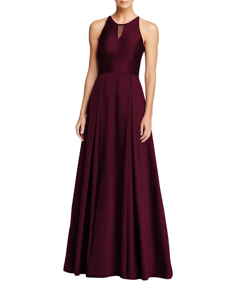 Classic Fit and Flare Cocktail Gown